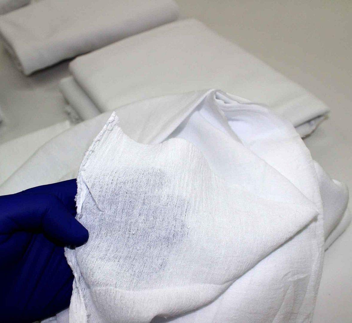 Cotton Gauze (100% Cotton) 48/50" Wide Fabric for Skirts & Dresses, White (10 Yards)