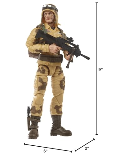 G.I. Joe Classified Series Dusty Action Figure 49 Collectible Premium Toys with Multiple Accessories 6-Inch-Scale with Custom Package Art
