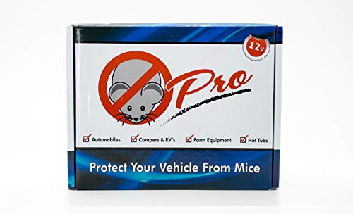 Mouse Blocker MouseBlocker Pro - Ultimate 12V Ultrasonic Mouse and Rodent Deterrent with Dual Strobing LEDs for Your Vehicle, FBA_MBPRO