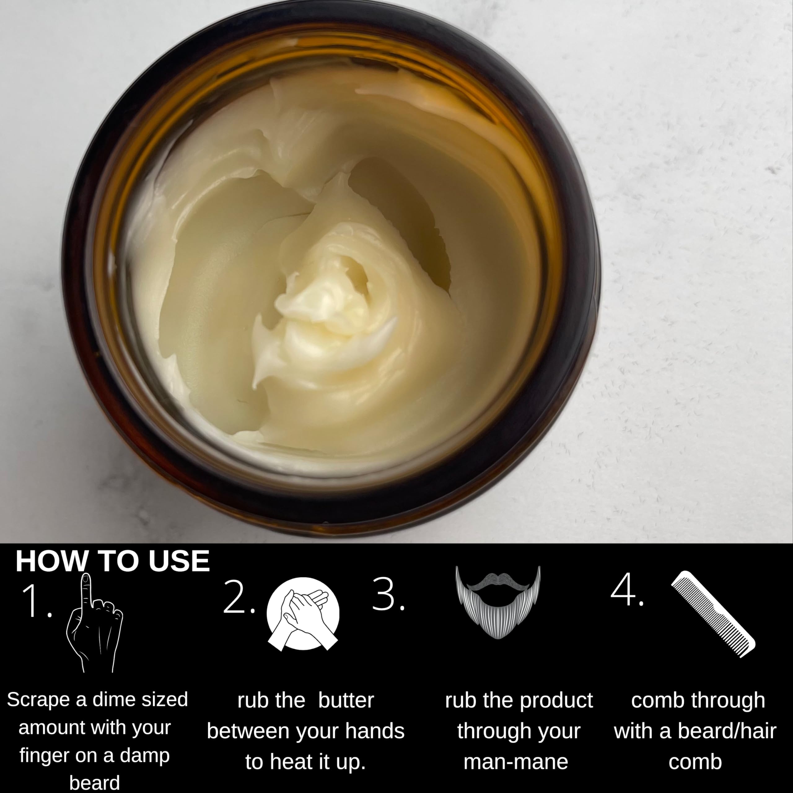 BAHAWAT Hair & Beard Butter -Cedar Forest - Strengthen & Soften Leave in Conditioner β Natural Ingredients | The Best Beard Butter- 2oz- packaging may vary
