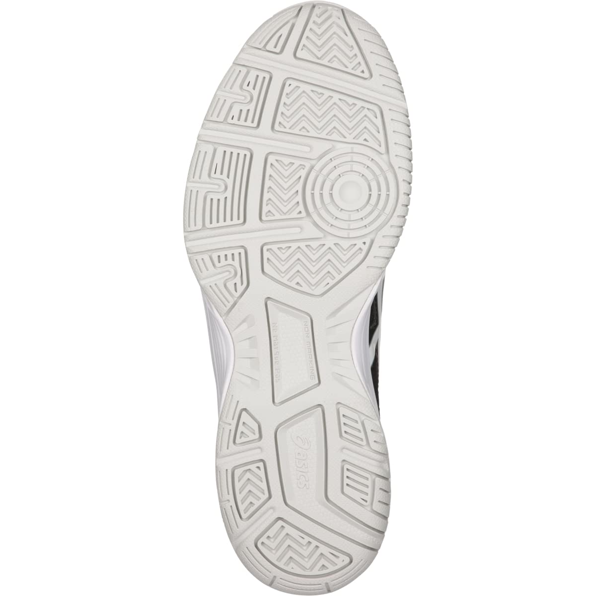 ASICS Women's Upcourt 3 Volleyball Shoes, 7, Black/White