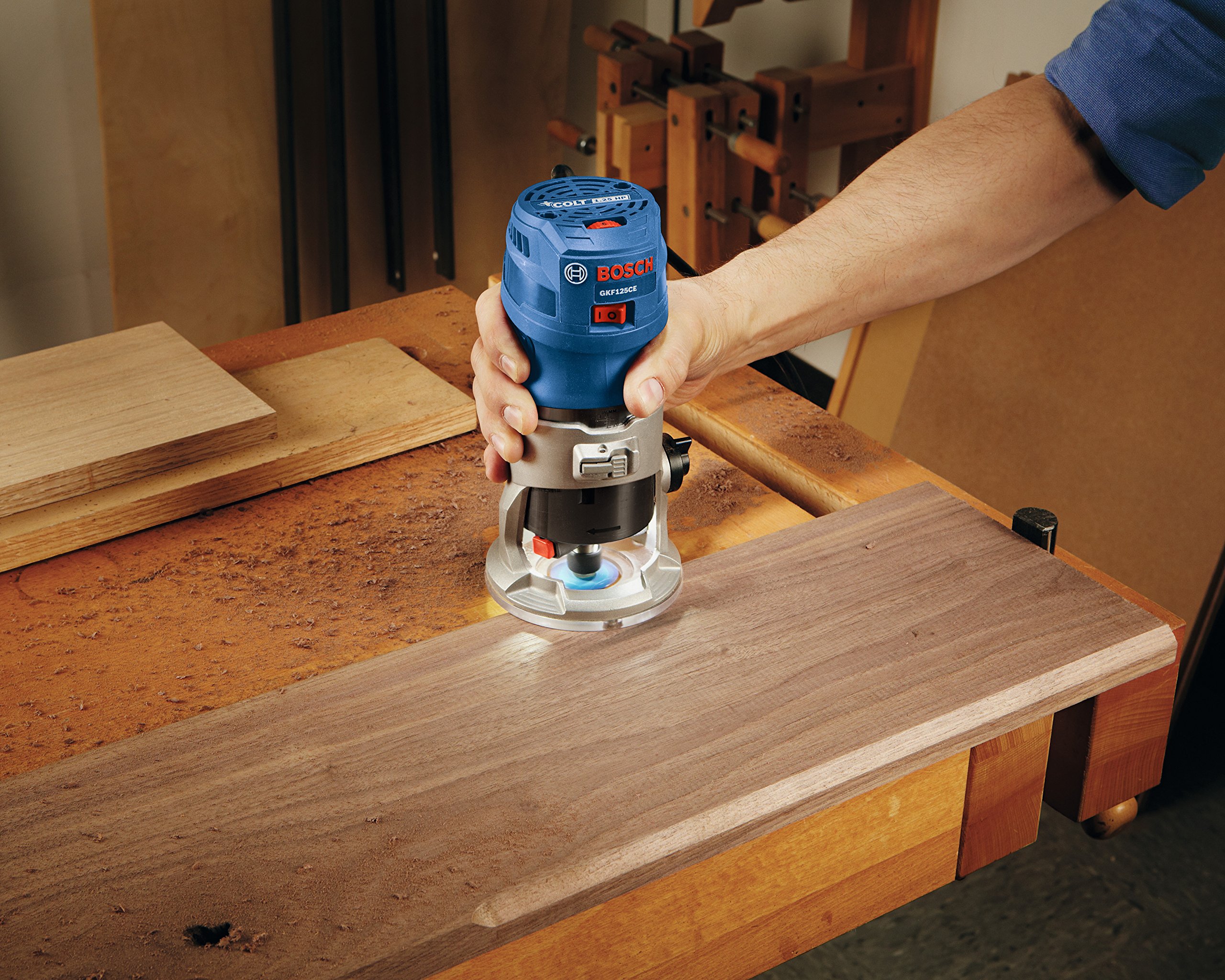 Bosch GKF125CEN Colt 1.25 HP (Max) Variable-Speed Palm Router Tool