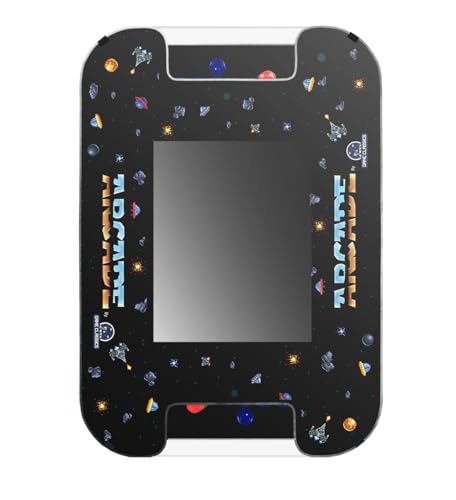 Game Classics Cocktail Arcade Game Machine with 60 Games, 2 Player, Chrome T-Molding Black Arcade Cabinet, Commercial Grade