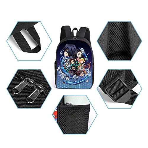 Anime Backpack Unisex 3D Printed Novelty Backpack Lunch Bag Pencil Case 3 Piece Backpack Set Travel Bag Daily Backpack A4-One Size