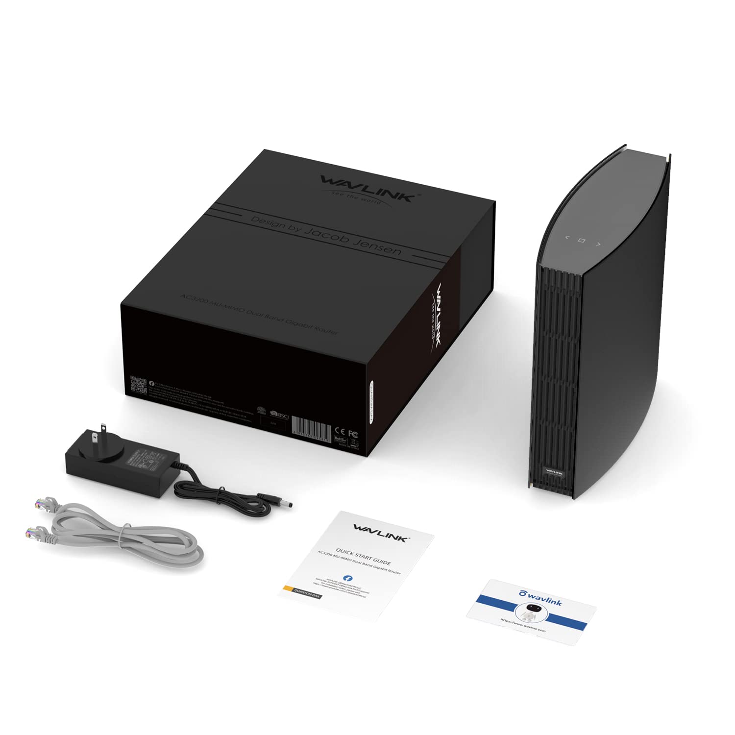 AC3200 Smart WiFi Router with LED Screen - Dual Band Gigabit Router for Home | Up to 2500 sq.ft Coverage & 100 Devices | 4 GB Ports & 1 USB | QoS, Parental Control, MU-MIMO