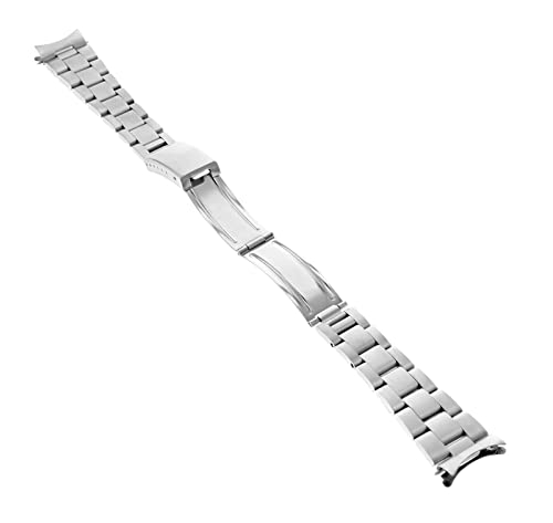 Ewatchparts 19MM OYSTER WATCH BAND SOLID STAINLESS STEEL BRACELET COMPATIBLE WITH 78350 7835 ROLEX 34MM