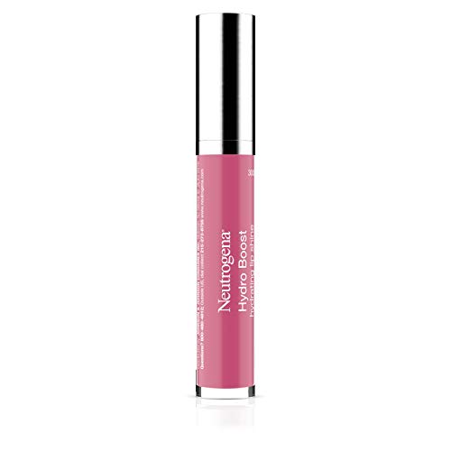 Neutrogena Hydro Boost Moisturizing Lip Gloss, Hydrating Non-Stick and Non-Drying Luminous Tinted Lip Shine with Hyaluronic Acid to Soften and Condition Lips, 50 Radiant Rose, 0.10 oz