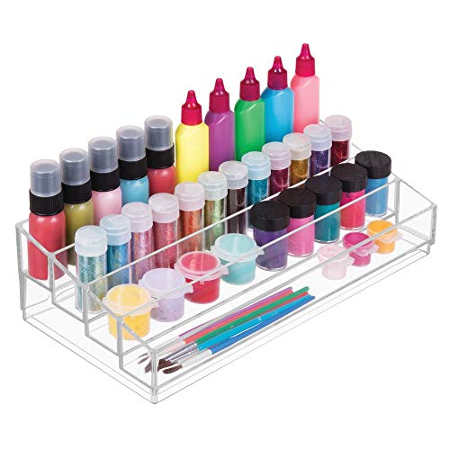 iDesign Tiered Cosmetics & Nail Polish Organizer, The Clarity Collection β 12.75 IN X 6.5IN X 3.75 IN, Clear