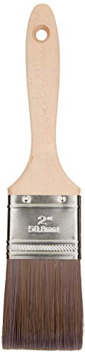 Amazon Basics 2" Flat Edge Master Pro Paint Brush, Brown