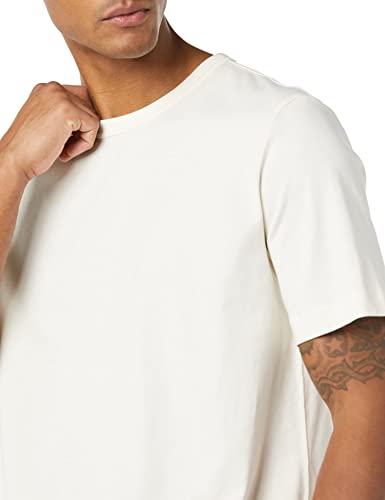 Amazon Aware Men's Organic Cotton Crew Short-Sleeve T-Shirt, Off-white, X-Large