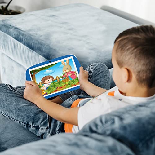 ATOZEE 8 Inch Kids Tablet, Android 11 Toddler Tablet, 32GB ROM+2GB RAM, Quad-core Processor, 1280x800 IPS HD Eye-Care Touchscreen, 8MP Camera Tablets PC with Silicone Case