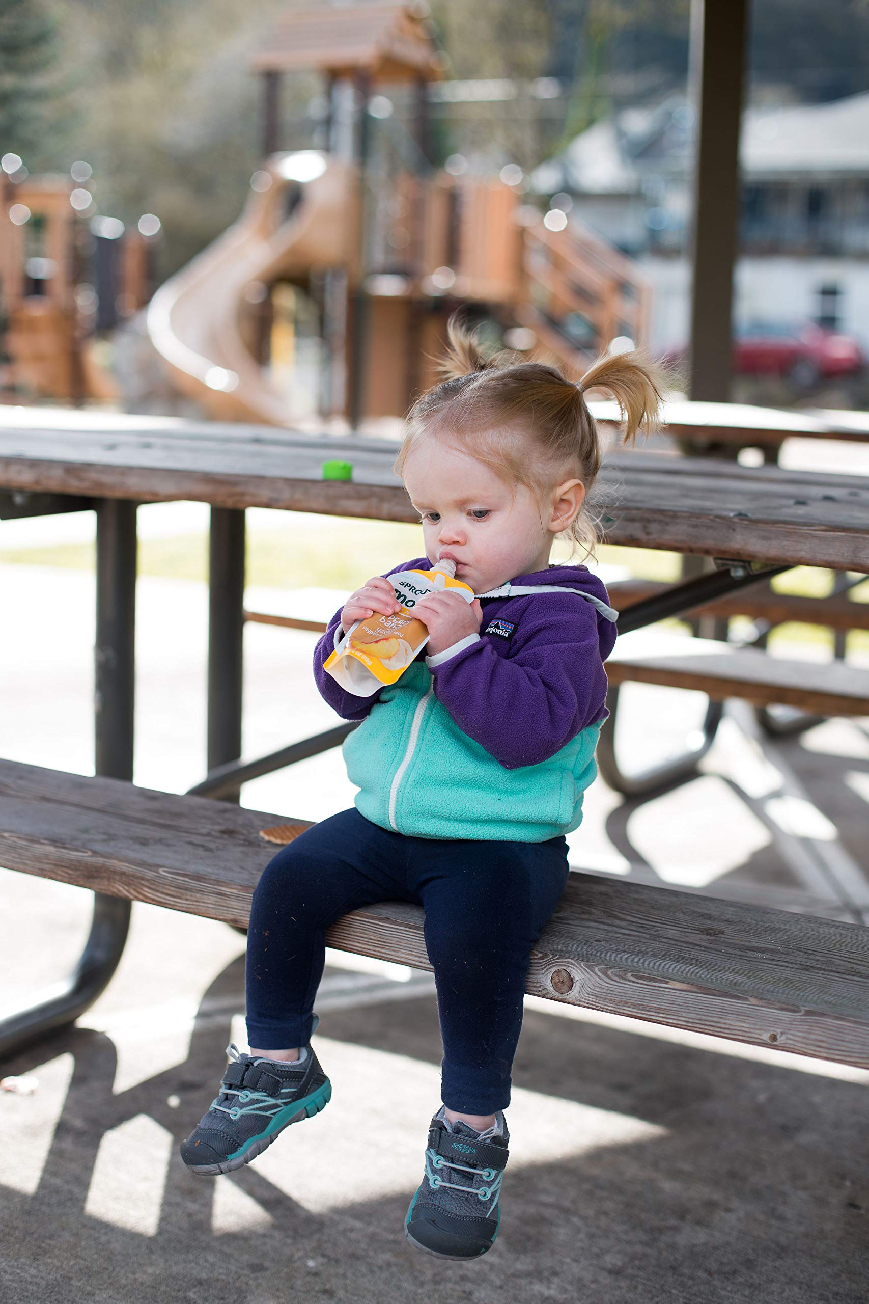 Sprout Organic Toddler Smoothie, Peach Banana w/ Yogurt, 4 Ounce Pouch (Pack of 6)