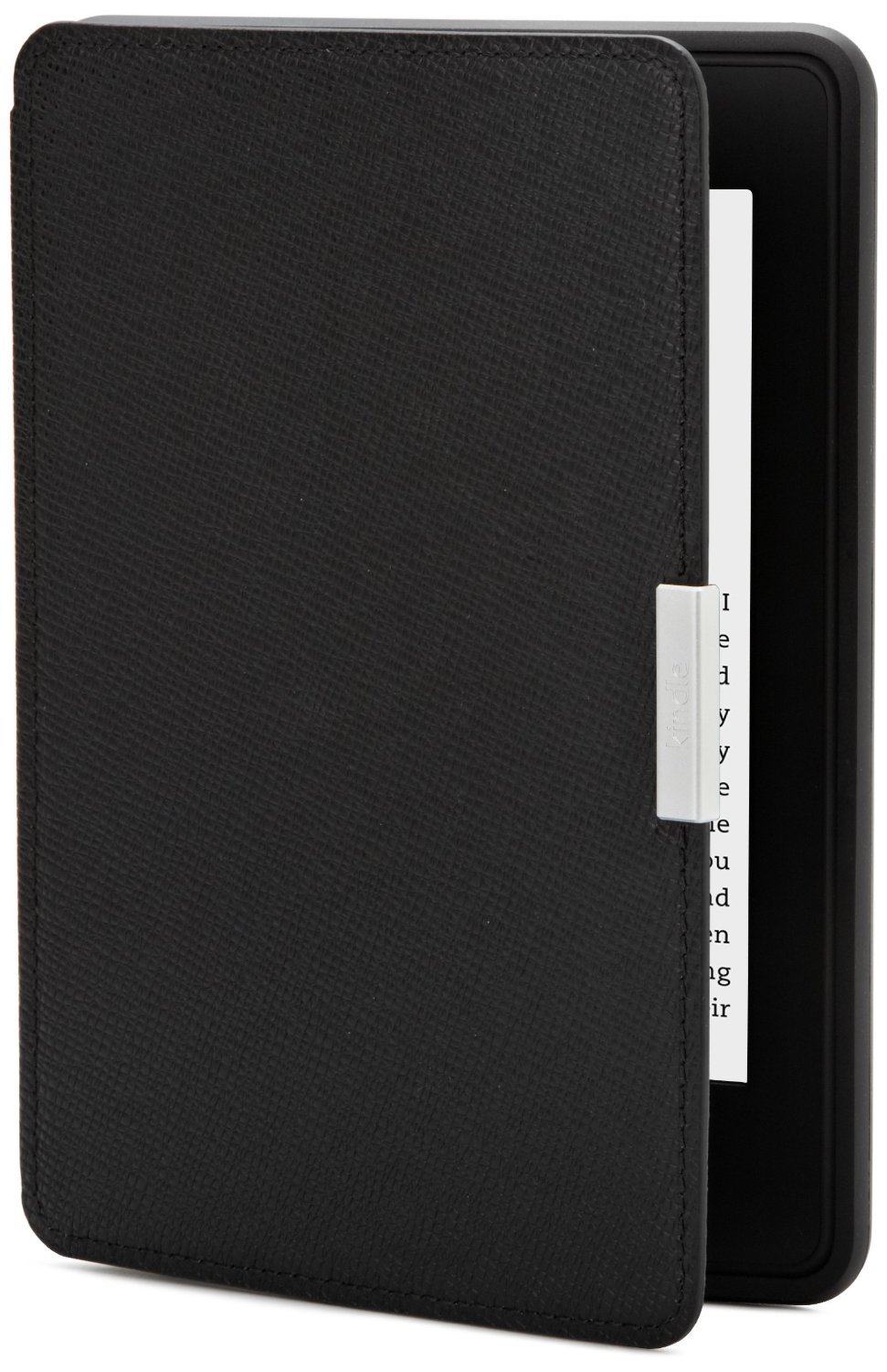 Amazon Kindle Paperwhite Leather Case, Onyx Black - fits all Paperwhite generations prior to 2018 (Will not fit All-new Paperwhite 10th generation)