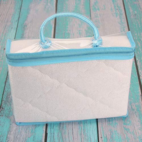 PEKITAS Mini-Crib Quilted Mattress Protector Cotton Waterproof Pad Cover Fitted Sheet with Large 5.9" Skirt Washer/Dryer Friendly with Stain Protection for Baby Bed 19"x 31"