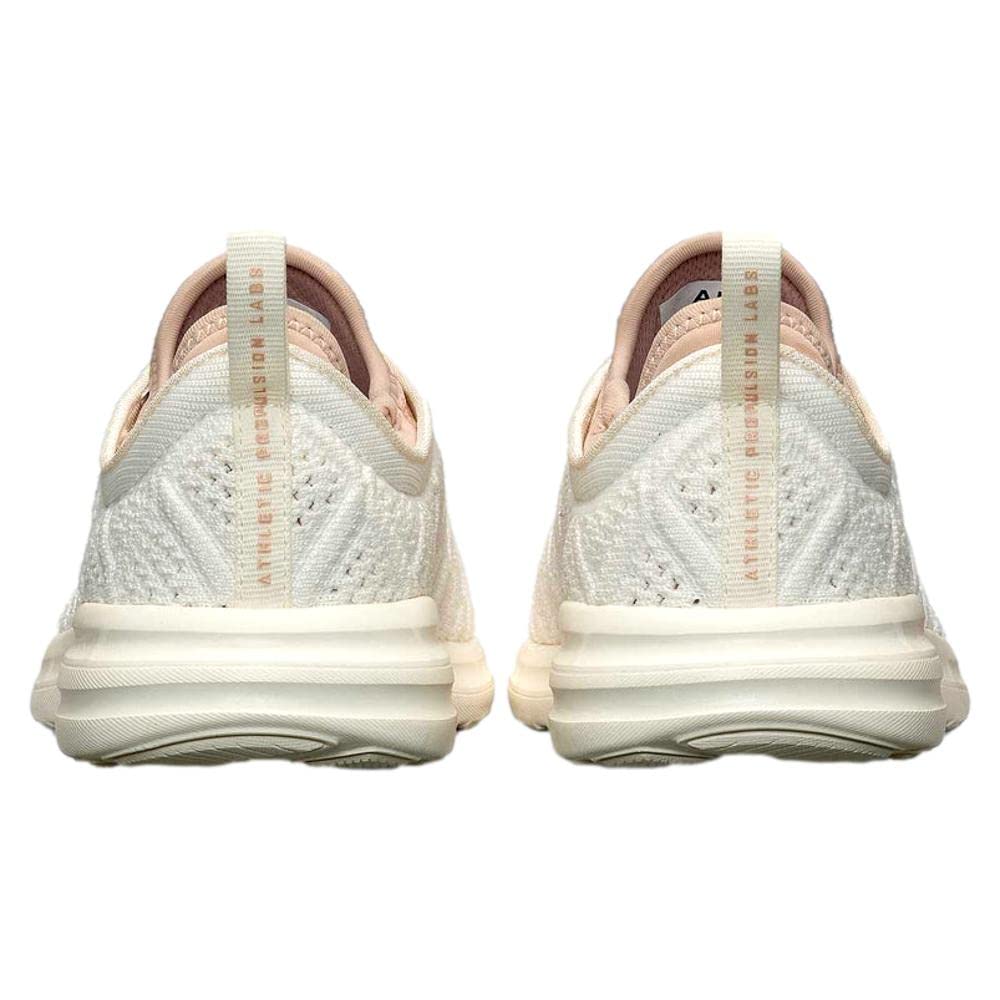 APL Athletic Propulsion Labs Women's Techloom Phantom Shoe, Ivory/Rose Dust, 8