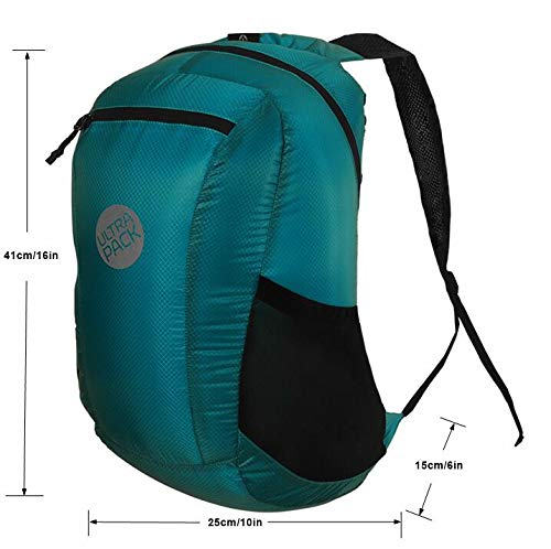 AEGISMAX 18L Rainproof Foldable Packable Backpack Ultralight Hiking Daypack Water Repellent PU3000mm