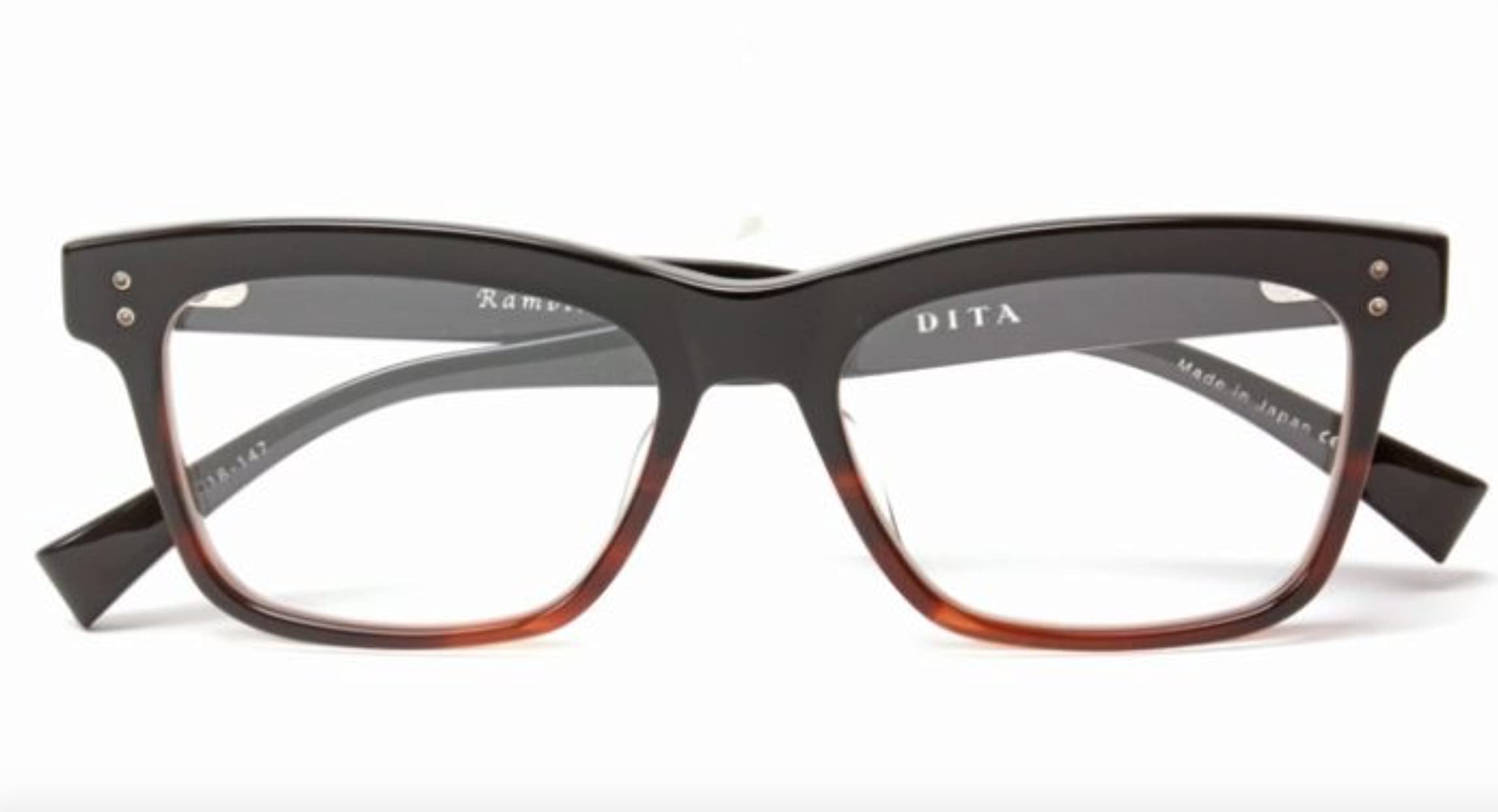 Dita DRX-2015B-T-53-AF Rambler(AF) Sunglasses Dark Tortoise w/Burnt Brown 53mm
