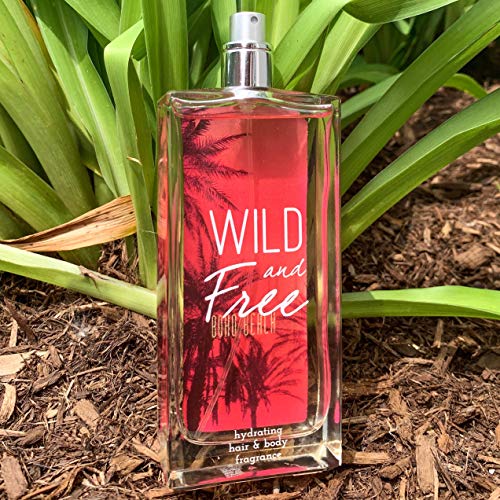 Tru Western Wild and Free Boho Beach Women's Hydrating Hair and Body Fragrance, 3.4 fl oz (100 ml) - Fresh, Creamy, Coconut