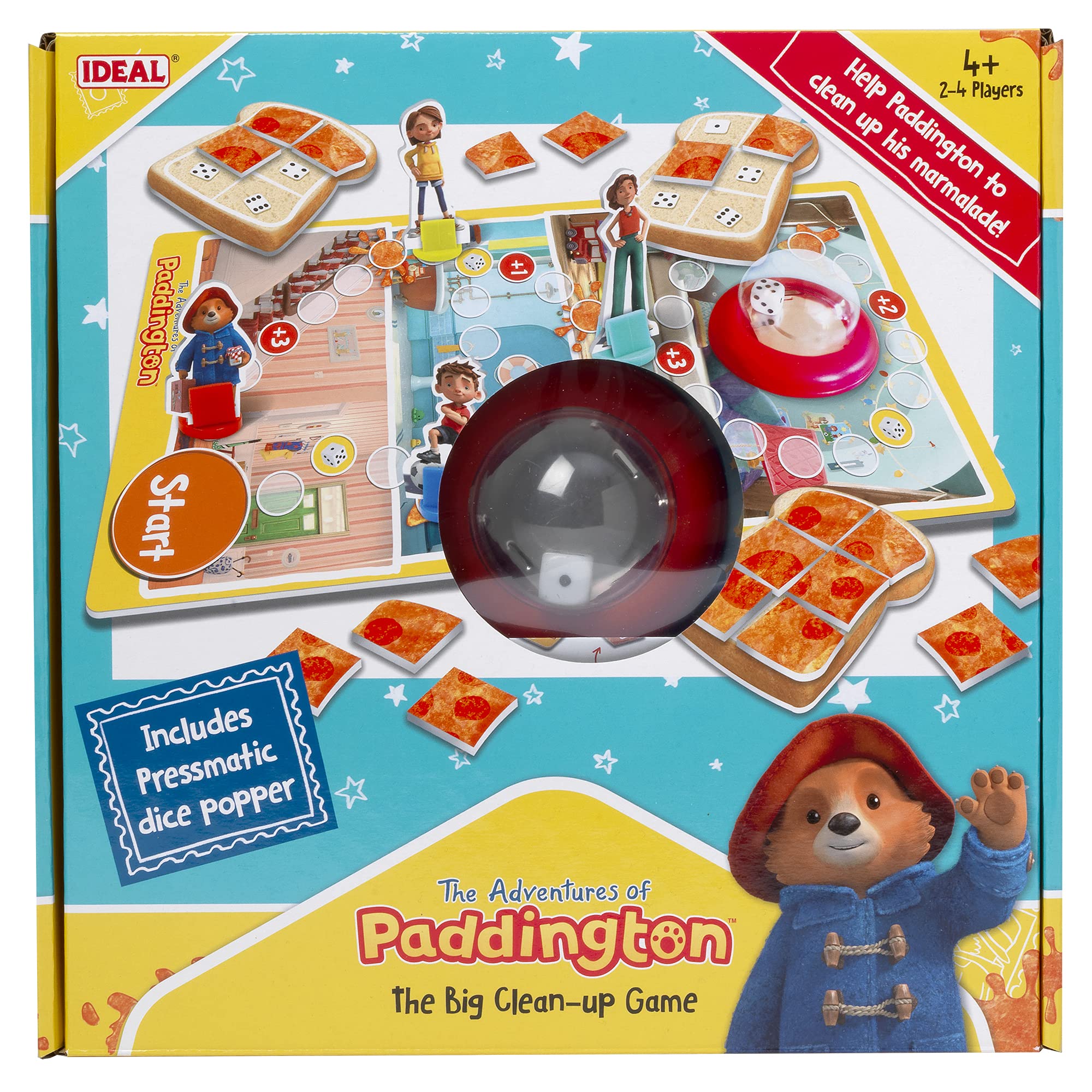Ideal | Paddington Bear - The Big Clean-up Board Game! | Kids Games | The Adventures of Paddington Bear | for 2-4 Players | Ages 4+