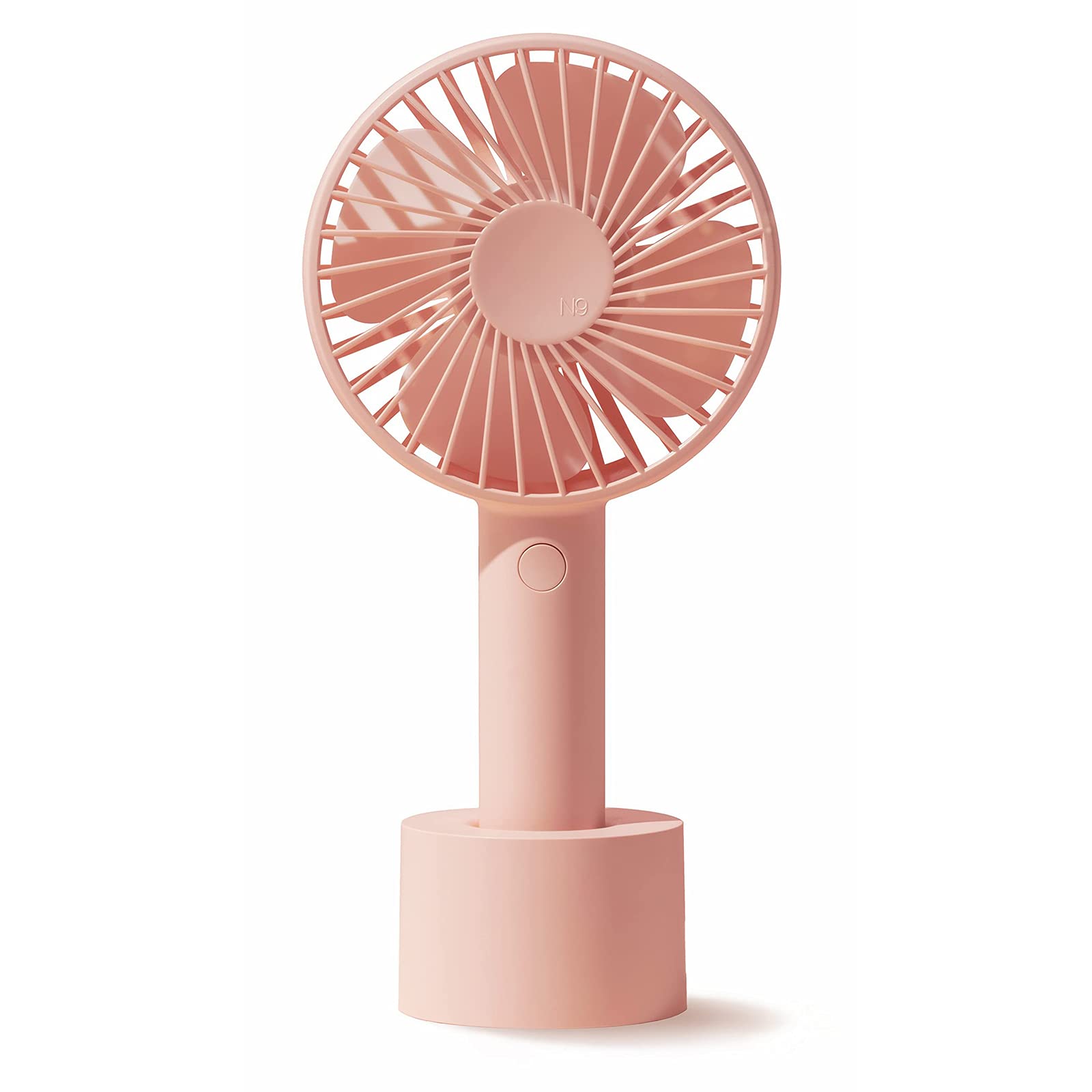 Portable Handheld Fan, Personal Small Mini Battery Operated Desk Fan for Bedroom Camping Outdoor Office Travel (Sakura pink)
