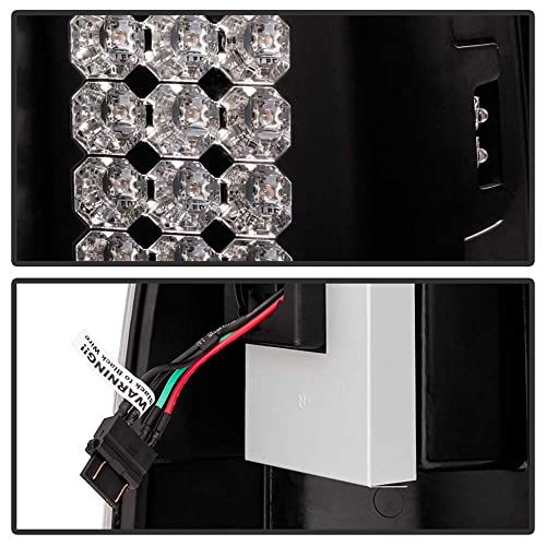 ACANII - For 2008-2016 Ford F250 F350 F450 SuperDuty Black LED Tail Lights Brake Lamps Replacement Driver & Passenger