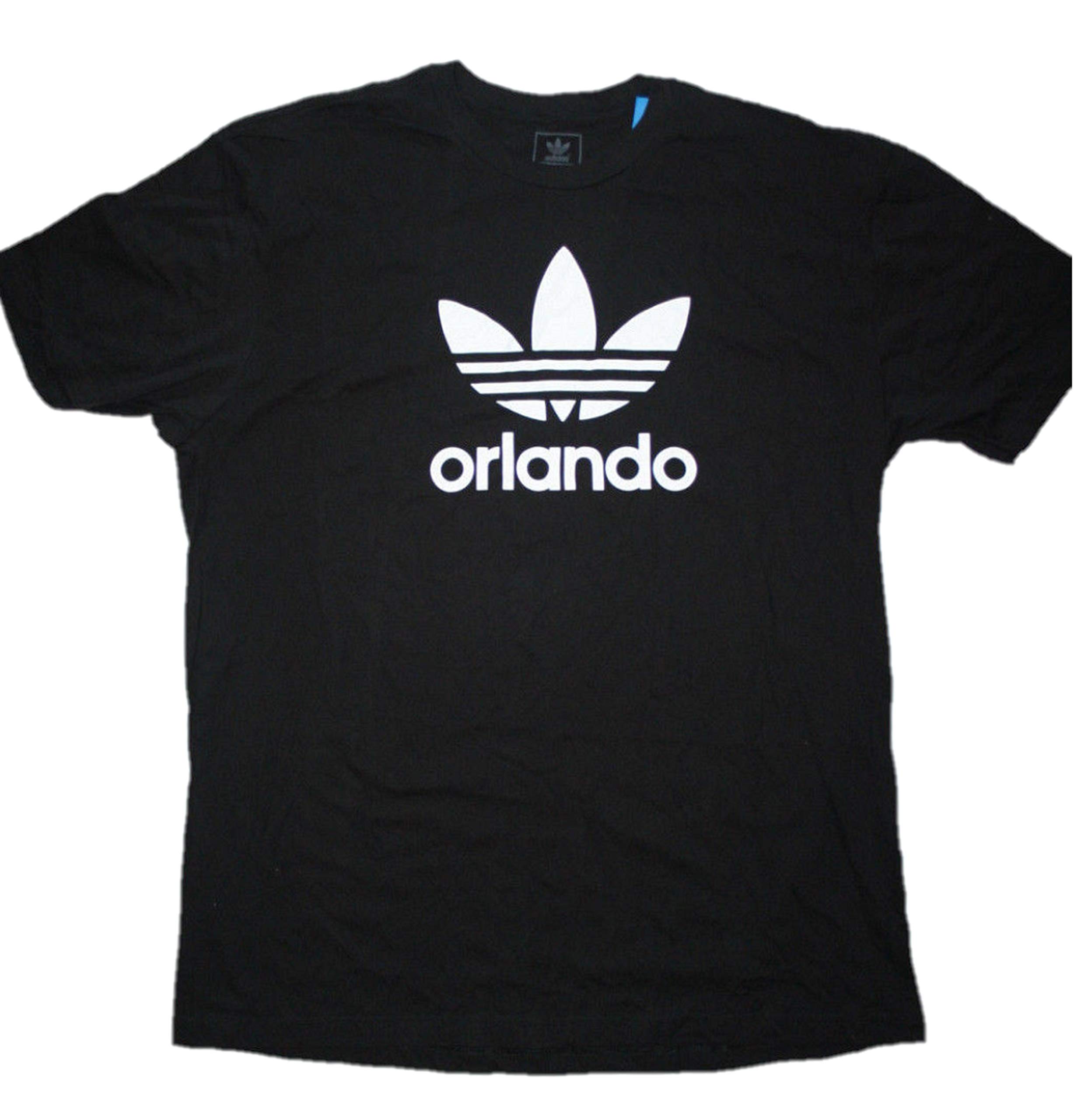 adidas Originals Men's Orlando Trefoil Tee (X-Large, Black Orlando)