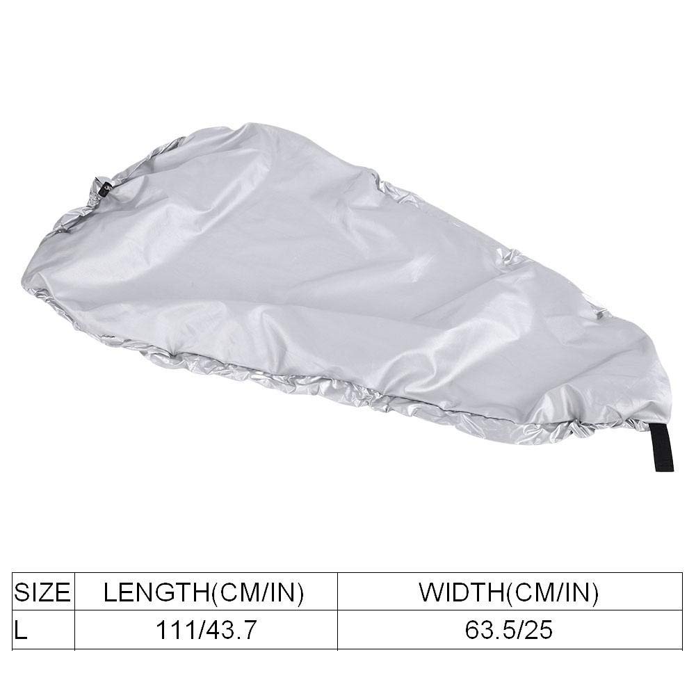 Alomejor Kayak Cockpit Cover Adjustable Blocking Kayak Cockpit Cover Seal Cockpit Protector (L)