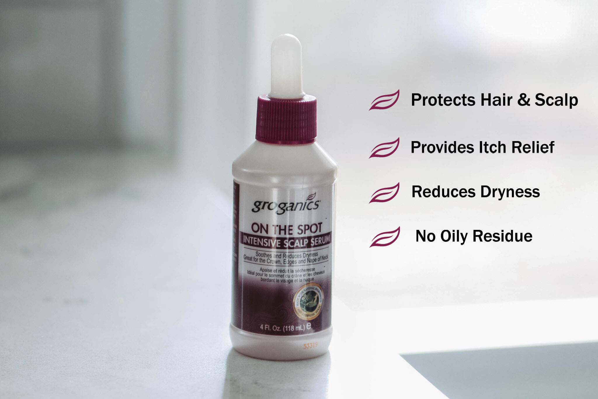 Groganics On The Spot Intensive Scalp Serum 4oz
