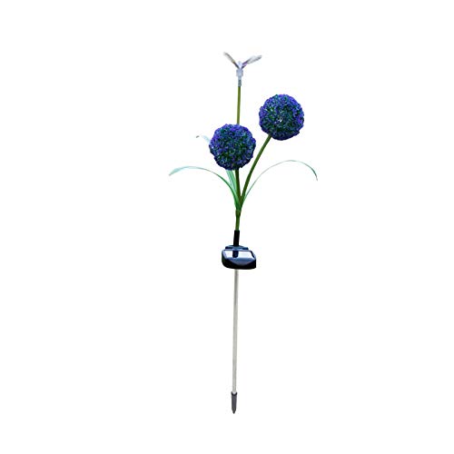 ihtha Decorative Solar Flower Light Lawn Light LED Garden Simulation Light Landscape Home Decor (Multicolor)
