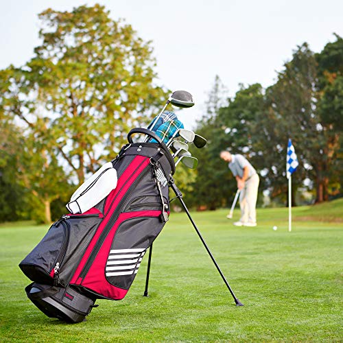 Amazon Basics Golf Stand Bag - Red