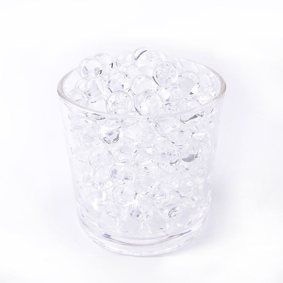 AINOLWAY Water Beads High Elastic Gel Pearls (40000pcs) Jelly Crystal Soil for Vase Fillers, Beads Turns Blue After Soaking in Water(9 Oz, Blue)(14 Year+)