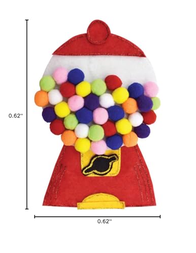 Creativity Street Self-Adhesive Poms, Assorted Colors, Set of 240, 5/8 in