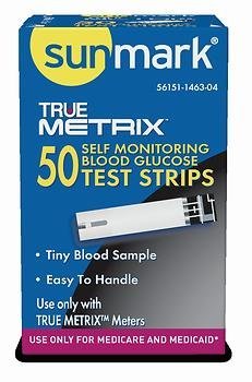 Sunmark Blood Glucose Test Strips - 50 ct