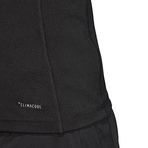 adidas Women's Team19 Compression Tank, Black/White, X-Small