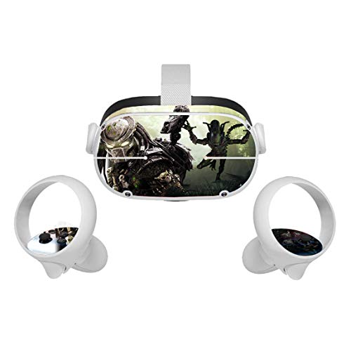 Alien Science Fiction Action Film Oculus Quest 2 Skin VR 2 Skins Headsets and Controllers Sticker Protective Decal Accessories