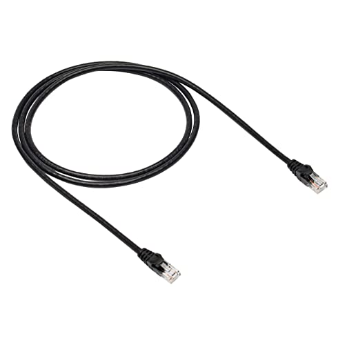 Amazon Basics RJ45 Cat 6 Ethernet Patch Cable, 10Gpbs High-Speed Cable, 250MHz, Snagless, 5 Foot, Black