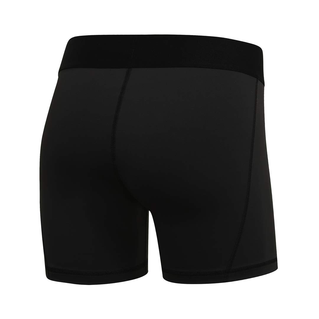 adidas Women's Alphaskin Volleyball 4-Inch Short Tights Black/White XL5