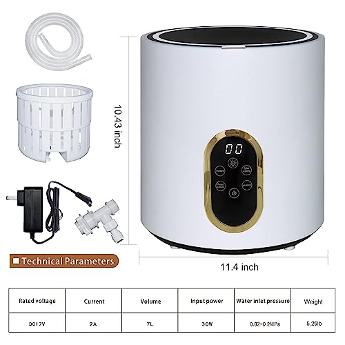 Automatic Mini Washing Machine, Small Washer and Dryer for Baby Clothes, Underwear,Towels and Small Items, Portable Washing Machine for Travel, Camping, RV