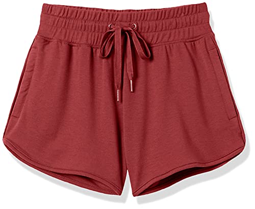 Amazon Brand - Core 10 Women's Soft Cotton French Terry Short, Neutral Camo, Medium