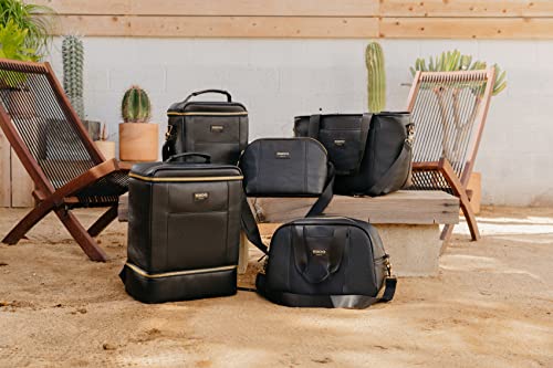 Igloo Black Premium Luxe Crossbody Softsided Bag