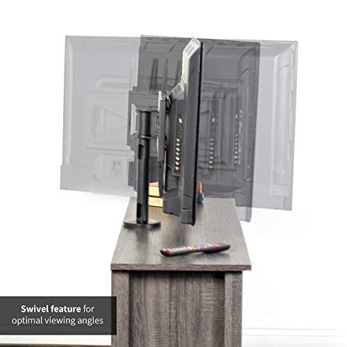 VIVO Swivel Bolt-Down TV Stand for 32 to 55 inch Screens, Desktop VESA Mount, Sturdy Tabletop TV Display STAND-TV00M4