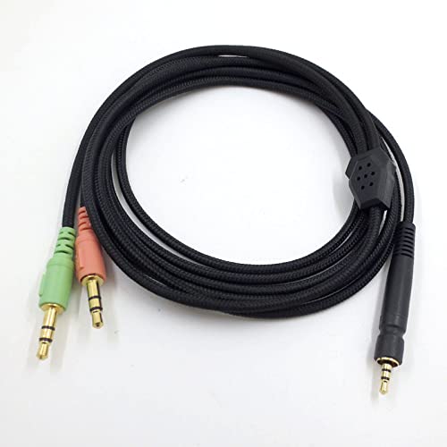 Alitutumao Replacement Aux Cable Aux Cord Compatible with Sennheiser Game ONE, Game Zero, PC 373D, GSP 350, GSP 500, GSP 600 Gaming Headset to Xbox One PS4 PC and Smartphones