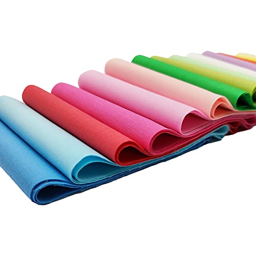 CJINZHI Jelly Rolls for Quilting, Jelly Roll Fabric, 50 Precut 3.94-Inch Roll Up Cotton Fabrics Strips with Solid Colors, Sewing Pattern Collection for DIY Craft.