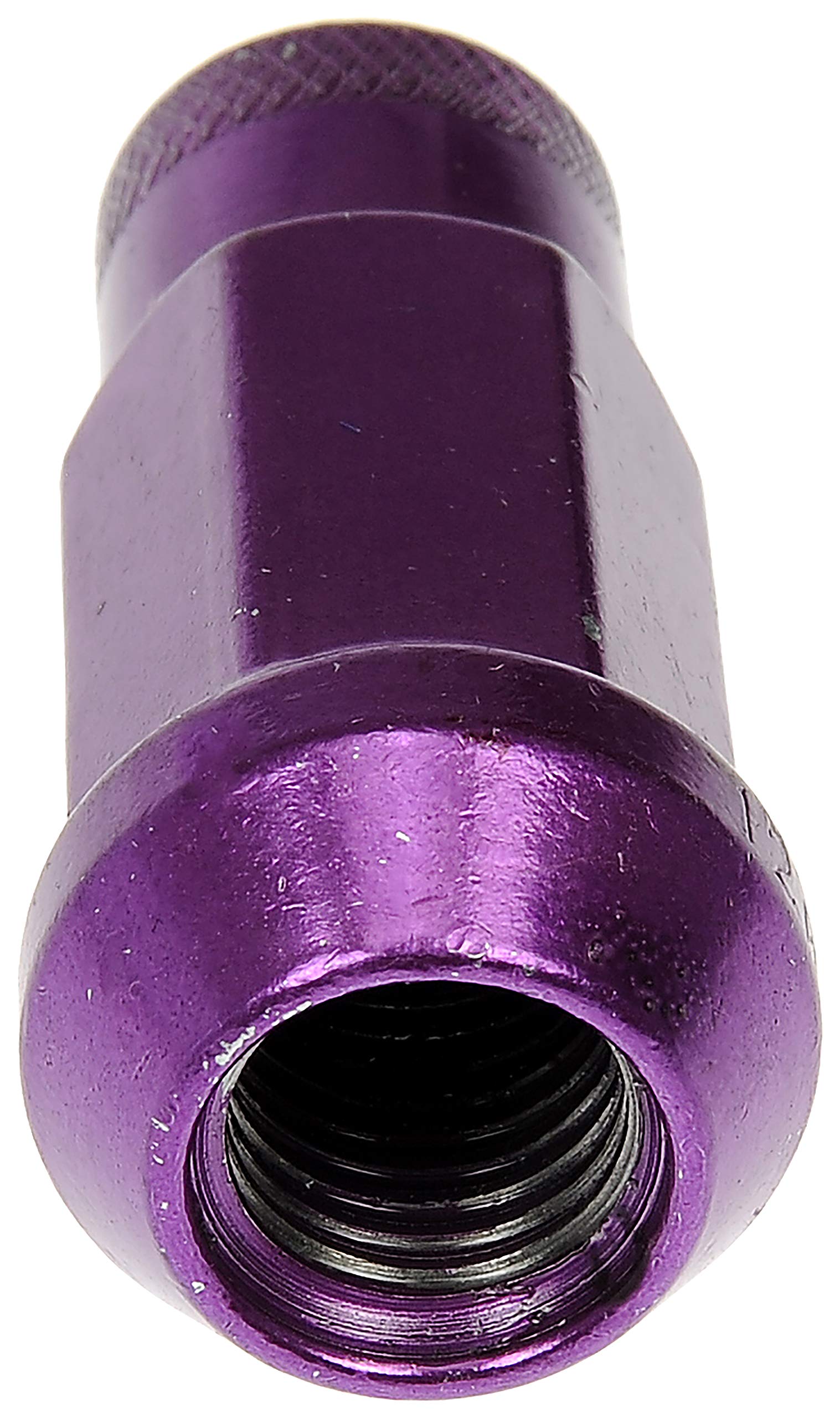 Dorman 713-385J Purple Open End Knurled Wheel Nuts Compatible with Select Models, 20 Pack