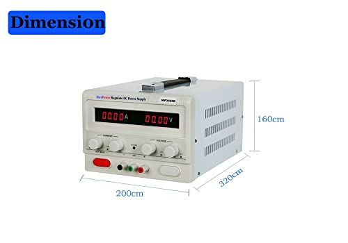 Precision 0-30V,0-30A Adjustable Switch Power Supply Digital Regulated Lab Grade (Input 110V)