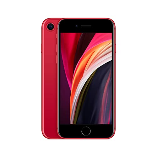Apple iPhone SE, 64GB, Red - Fully Unlocked (Renewed Premium)