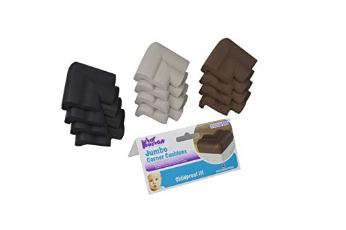 KidKusion Jumbo Corner Cushion, Black
