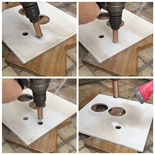 JINGLING 16mm 5/8" inch Diamond Hole Saw Core Drill Bit for Stone Marble Granite