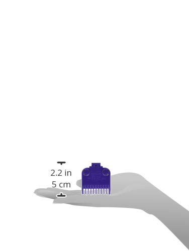 Andis 01420 Master Clipper Magnetic Comb Set - Crafted for Long-Lasting Performance - Dual Pack Sizes 0.5 & 1.5 and Fit with ML Models β Purple