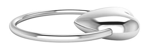 Krysaliis 925 Sterling Silver Heart Teether Rattle - Newborn Baby Boy and Baby Girl Gift - Non-tarnishing and Durable - Packaged in a Beautiful Gift Box